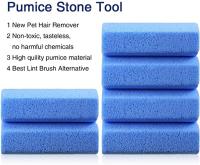 China Pet Hair Remover Pumice Stone 2 Pack 4 Inch for Car Furniture Natural Safe for sale