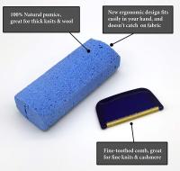 China Glass Pumice Sweater Stone Pill Remover 10x6x2cm for Cashmere Wool Knits for sale