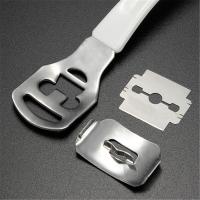 China 120 Pieces Stainless Steel Callus Shaver Replacement Blades for Corn Plane Foot Care Tool for sale