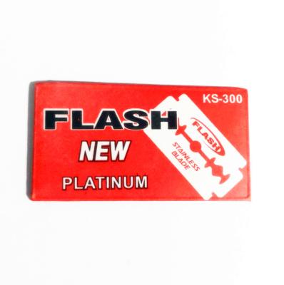 China Extra Double Edge Safety Razor Blades, Plastic Free Version for sale