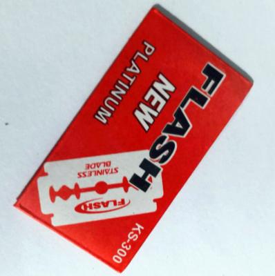 China Double Edge Safety Razor Blades 100 Count Stainless Steel Platinum Coated for sale
