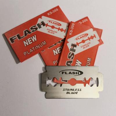 China Double Edge Safety Razor Blades 100 Count Platinum Coated Hi-Stainless Steel for sale