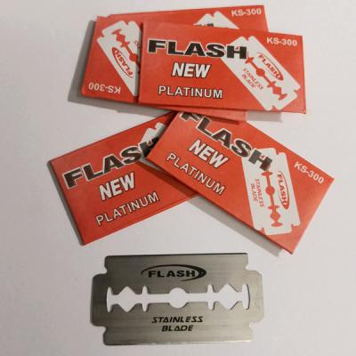 China Double Edge Razor Blades 100 Count Platinum Coated Japanese Stainless Steel Safety Razor Blades for sale