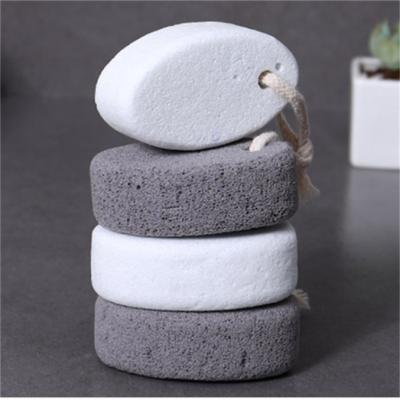 China Natural Lava Pumice Stone for Feet Callus Removal with Eco-Friendly Holder 100g for sale