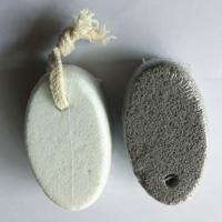China Natural Lava Pumice Stone for Feet Callus Removal with Eco-Friendly Holder 100g for sale