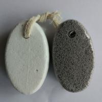 China Natural Lava Pumice Stone for Feet Callus Removal with Eco-Friendly Holder 100g for sale