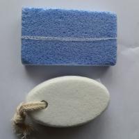 China Natural Lava Pumice Stone for Feet Callus Removal with Eco-Friendly Holder 100g for sale