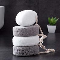 China Natural Black Lava Pumice Stone Foot Callus Remover 100g Handheld Exfoliator for sale