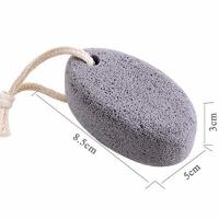 China Natural Black Lava Pumice Stone Foot Callus Remover 100g Handheld Exfoliator for sale