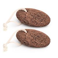 China Natural Black Volcanic Pumice Stone Foot Callus Remover 100g Handheld Exfoliator for sale