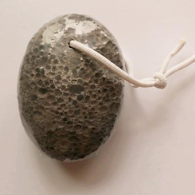 China Natural Black Lava Pumice Stone for Feet Callus Remover 100g Hard Skin Exfoliator for sale