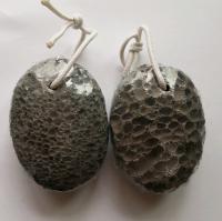 China Natural Black Lava Pumice Stone for Feet Callus Remover 100g Hard Skin Exfoliator for sale