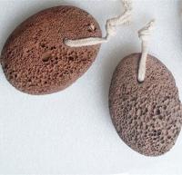 China Natural Lava Pumice Stone Foot File Callus Remover 100g Black Exfoliating Stone for sale