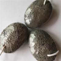 China Natural Lava Pumice Stone Foot File Callus Remover 100g Black Exfoliating Stone for sale