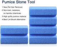 China Natural Pumice Pet Hair Remover Stone 2 Pack for Furniture Carpet and Upholstery for sale
