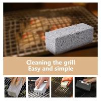 China BBQ Grill Cleaning Brick Block Pumice Stone 200g Foam Glass Grease Remover for sale