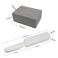 China Grill Cleaning Brick Block 3pcs with Pumice Stone Toilet Cleaner 2pcs Handle 150x75x25mm for sale