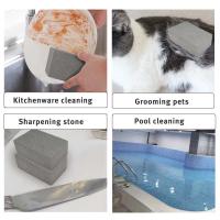 China Grill Cleaning Brick Block 3pcs with Pumice Stone Toilet Cleaner 2pcs Handle 150x75x25mm for sale