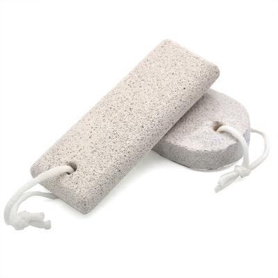 China Natural Lava Pumice Stone Foot Callus Remover 17.8cm Hard Skin Scrubber for Pedicure for sale