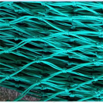 China PE knotted braided fishing net for sale