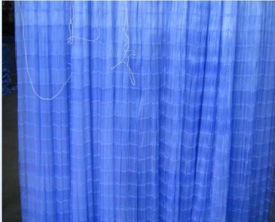 China Nylon Monofilament Fishing Net 0.1mm to 2mm Diameter Blue for sale