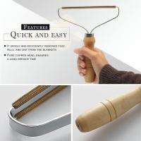 China Portable Lint Remover Fabric Fuzz Remover 14cm Copper Head Battery-Free Clothes Brush for sale