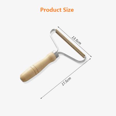 China Portable Lint Remover Clothes Fuzz 14cm Width Pure Copper Head Battery Free for sale