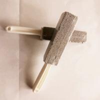 China Pumice Cleaning Stone with Handle 2 Pack for Toilet Bowl Ring Remover Bathroom Cleaner for sale
