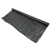 China PP Woven Weed Barrier Fabric 100gsm Ground Cover for Garden Orchard Weed Control 2m Width for sale