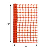 China Plastic Safety Mesh Garden Net Plastic Trellis Orange for sale