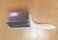 China Pumice Stone Scrub with Handle Sponge Foam Cleaning Block for BBQ Grill Remove Stubborn Stains 1 Count for sale