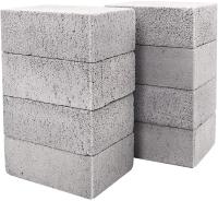 China 8 Pack Pumice Grill Cleaning Brick Block 10x7x4 cm for BBQ Grills Flat Top Cookers for sale