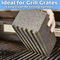China Non Toxic Grill Cleaning Brick 4 Pack Reusable Pumice Stone for Smokers Flat Top 10x7x4cm for sale