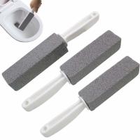 China Pumice Stone Cleaning Stick with Handle for Toilet Bowl Ring Rust Hard Water Stain Remover 2 Pack for sale
