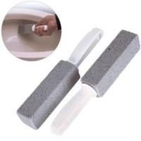 China Pumice Stone Cleaning Stick with Handle for Toilet Bowl Ring Rust Hard Water Stain Remover 2 Pack for sale