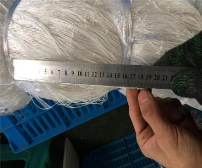 China Double Knotted 210D/6 Nylon Multifilament Fishing Net 6 Ply High Strength for sale
