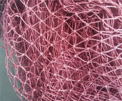 China Double Knotted 210D Nylon Multifilament Fishing Net for Sale 2.5 Inch Mesh for sale
