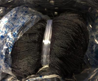 China Black Multifilament Nylon Fishing Net 100m Drift Net for Sea and Large Lake for sale