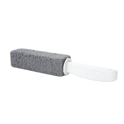 China Pumice Stone Toilet Bowl Cleaner Brush 24cm Foam Glass Remover for Hard Water Rust Stain for sale