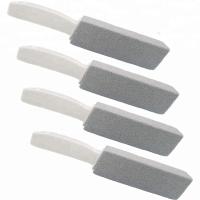 China Toilet Bowl Pumice Cleaning Stone with Handle 24x3.8cm Hard Water Ring Remover Rust Cleaner for sale