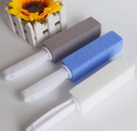 China Pumice Cleaning Stone with Handle 24x3.8cm Hard Water Stain Remover Toilet Bowl Brush for sale