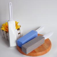 China Pumice Cleaning Stone with Handle 24x3.8cm Hard Water Stain Remover Toilet Bowl Brush for sale