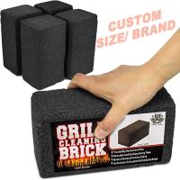 China Pumice Stone Grill Cleaner Block 10x7x4 cm for Barbecue Griddle Rust Grease Removal for sale