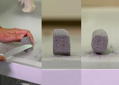 China Pet Hair Remover Stone 2 Pack 4 Inch Natural Pumice for Car Upholstery Fabric for sale