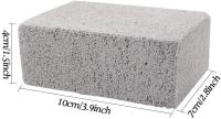 China Pumice Cleaning Stone with Handle 2 Pack for Toilet Bowl Household Stain Removal for sale