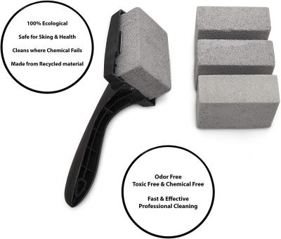 China Pumice Cleaning Stone with Handle Toilet Bowl Cleaner Hard Water Ring Remover 150g for sale