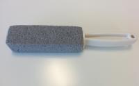 China Pumice Stone Toilet Bowl Cleaning Brush with Handle for Hard Water Rings Calcium Rust Removal for sale