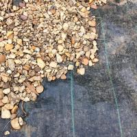 China PP Woven Weed Barrier Fabric 6x300ft 100GSM Black Landscape Ground Cover UV Resistant 1800sqft for sale