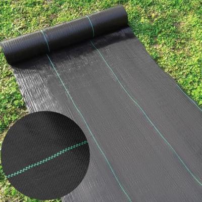 China 4x250 ft Weed Barrier Landscape Fabric 5.0 oz PP Woven Ground Cover for Garden Orchard Weed Control for sale