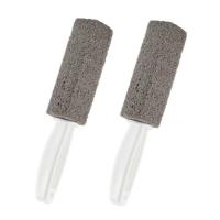 China Pumice Toilet Bowl Cleaning Stone with Handle 2 Pack for Limescale and Hard Water Stain Removal for sale